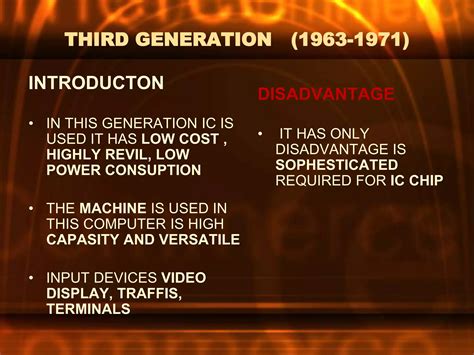 Description Of Computer Generation Pptx Computing Technology And Computing