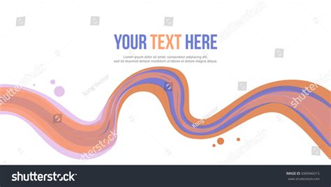 Collection Abstract Background Header Wave Style Stock Vector Royalty Free