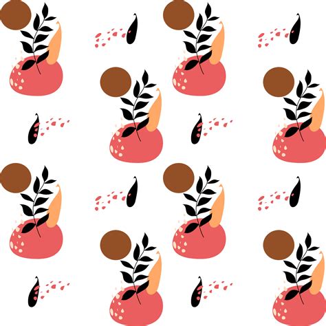 Botanical Boho Seamless Pattern 12996123 Png