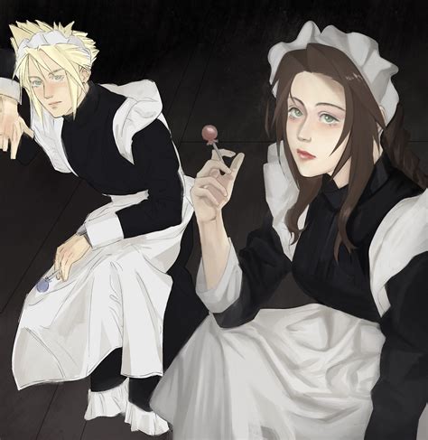 Aerith Gainsborough Cloud Strife Final Fantasy Final Fantasy Vii