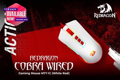 Datablitz On Twitter Play Your Games With Style Redragon Cobra Wired Gaming Mouse M711c