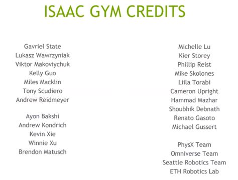 Isaac Gym 机器人仿真环境初探 知乎
