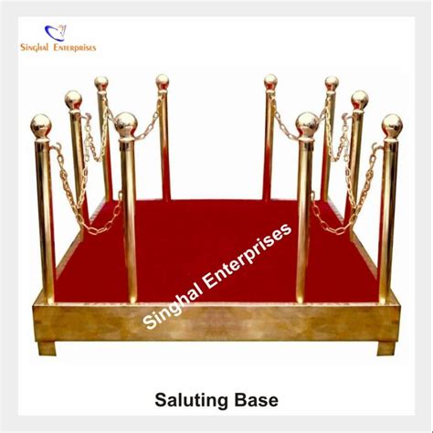Golden Saluting Base Size 4x36 Inch At Rs 24500piece In New Delhi