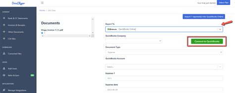 How To Import Invoices And Receipts Into Quickbooks Online Docuclipper