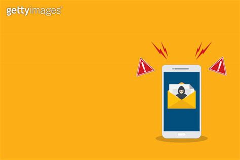 Email Data Phishing Cyber Thief Hide Inside An Email On A Smart Phone
