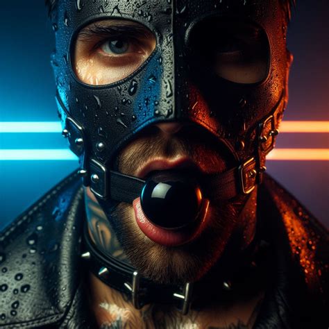 Guy In A Bondage Mask And Ballgagged By Cybertied On Deviantart