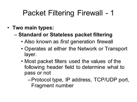 Ch 3 Firewall And Perimeter Security Ppt Download
