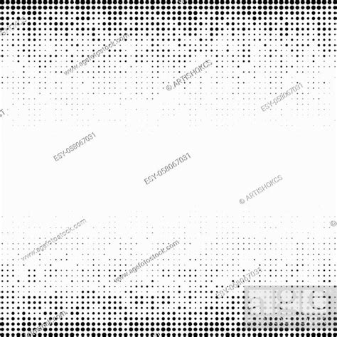 Halftone Gradient Pattern Background Using Halftone Random Dots Texture Stock Vector Vector