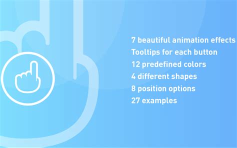 Floating Buttons Pure Css3 Ui Elements Templatemonster