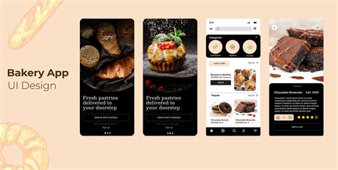 Bakery App User Interface Behance