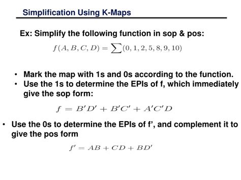 Ppt Lecture 7 Minimization With Karnaugh Maps Powerpoint Presentation Id4175191