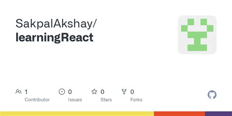 Github Sakpalakshaylearningreact