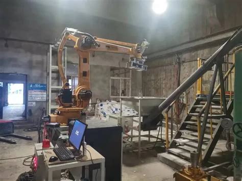 Automatic Bag Unloading Machine Breaking Machine Bag Slitter Machine High Speed And Palletizing