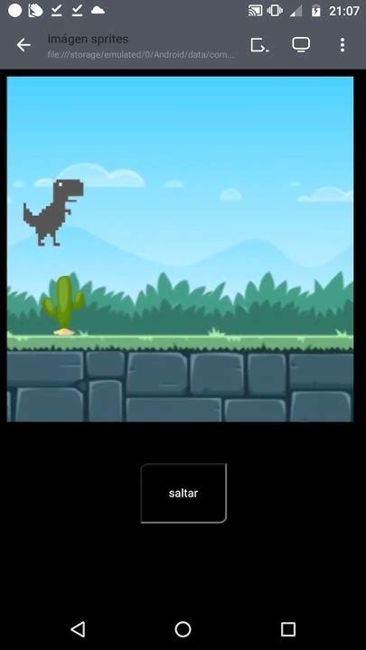 Juego 2del Dino De Chrome Con Javascript Y Canvasjavascript Canvas Programacion Juegos2d