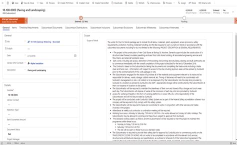 Subcontract Components