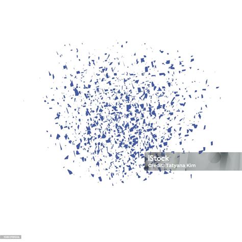 Explosion Shrapnel From The Explosion Vector Stock Illustration Download Image Now Abstract