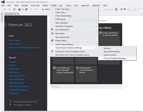 Upgrade Teampulse Tfs Process Template Teampulse V10 To Access