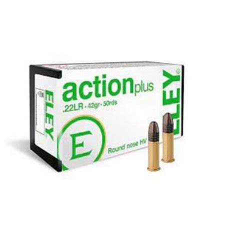 Munitions Eley Action Plus Cal 22 Lr Par 50