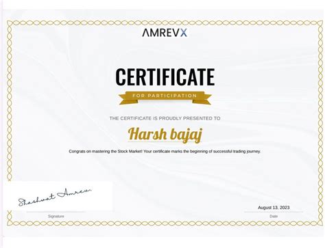 harsh bajaj on linkedin successfully completed in mastering the stock market