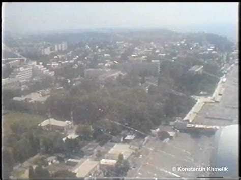 Ил-86 Домодедово-Адлер 1999 IL-86 DME-AER in flight Domodedovo-Adler ...