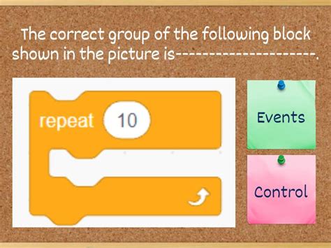 Scratch Blocks Groups Gr 6 Revision By Ms Razan Quiz