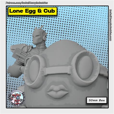 🥚 Lone Egg And Cub・ 3d File For ・cults