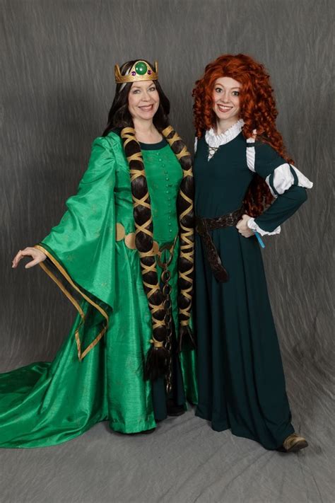 Merida And Queen Elinor From Brave Halloween Costumes Women Moms