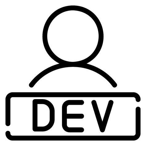 Developer Line Icon 29443841 Vector Art At Vecteezy