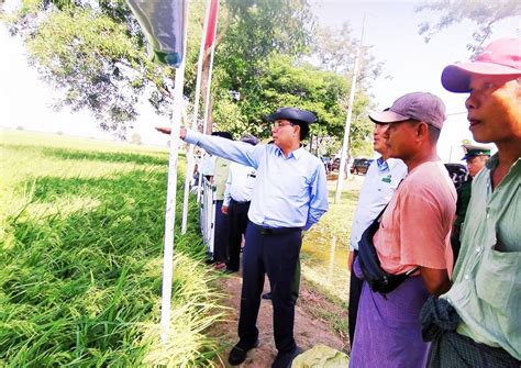 ပဲခူးတိုင်းဒေသကြီးဝန်ကြီးချုပ် ဦးမျိုးဆွေဝင်း ပေါင်းတည်မြို့နယ်နွေစပ