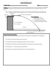 Edited 10 1 Projectile Motion Lab Converted Pdf Projectile Motion Lab Babe Name Date
