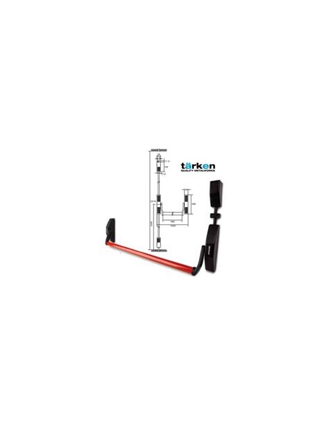 Cerradura Antipanico Barral Push Puerta Doble Tärken
