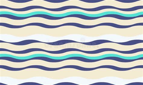Serene Wave Pattern Perfect For Textile Design Website Backgrounds Or Summerthemed Projects