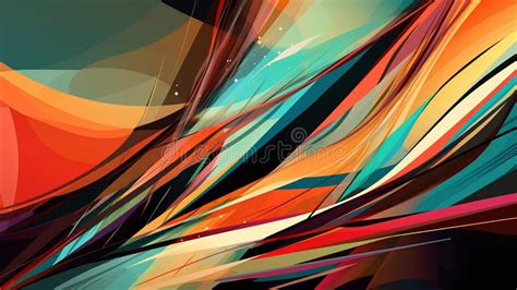 Abstract Colorful Background With Smooth Lines And Waves Vector