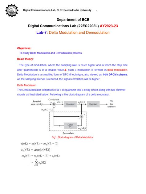 Demodulation In Digital Communications Pdf Modulation Sampling