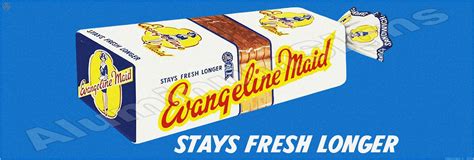 Evangeline Maid Bread 6x18 Sign Etsy