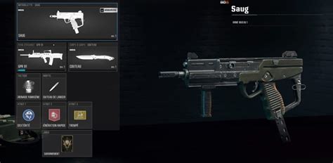 La Meilleure Classe De La Saug Dans Warzone Accessoires Atouts