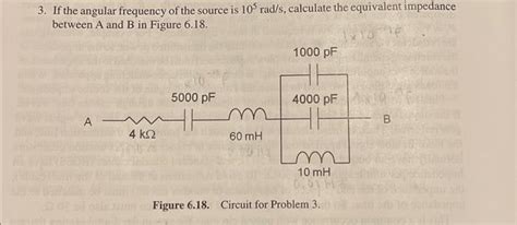 Solved If The Angular Frequency Of The Source Is Chegg