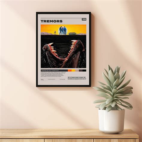 Tremors Movie Poster Ron Underwood Minimalist Movie Poster Mythicwall