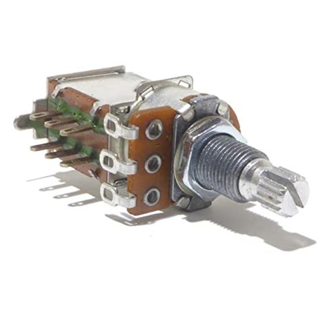Guitar Potentiometer Switched Push Pull A250k 16mm Diameter 18mm Shaft
