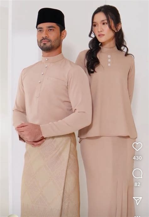 Baju Raya Theme Creamnudetaupe Womens Fashion Muslimah Fashion Baju Kurung And Sets On Carousell