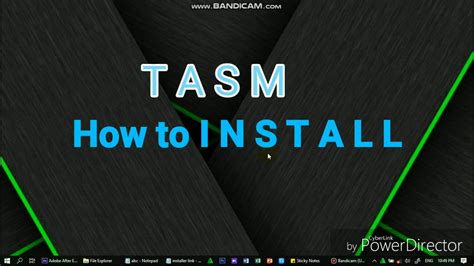 Tasm How To Install And Run Simple Program Windows 7810 Itcomsci