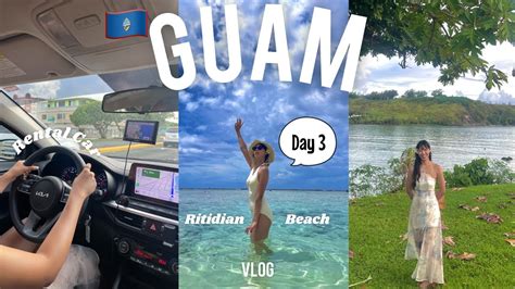 괌vlog🇬🇺 Day3 쉽지 않았던 내 생애 첫 해외 운전🚘 괌렌트카 리티디안비치🏝️ 롯데호텔 해변드라이브 괌노을맛집🌅 4박5일 괌여행 브이로그
