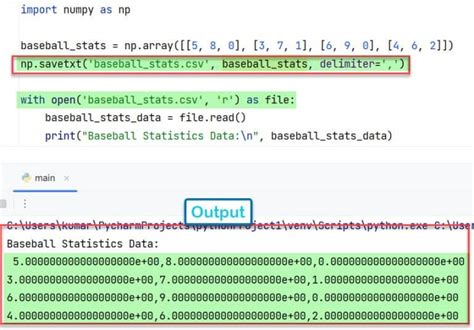 Using Npsavetxt In Python Save Numpy Arrays To Text Files