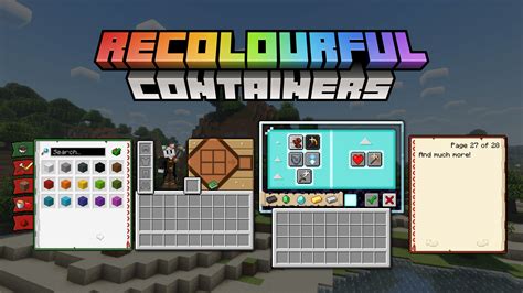 Recolourful Containers Gui Hud Minecraft Resource Packs Curseforge