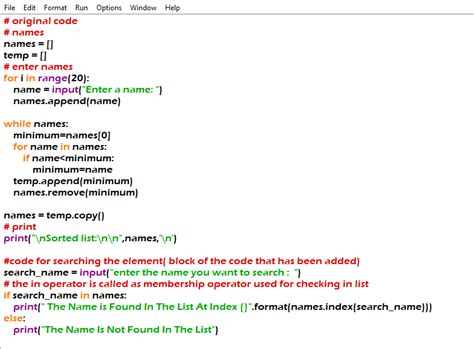 Solved Modify The Sorted Names Program That You Wrote For Exercise 2 So Course Hero
