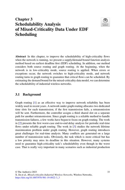 pdf schedulability analysis of mixed criticality data under edf