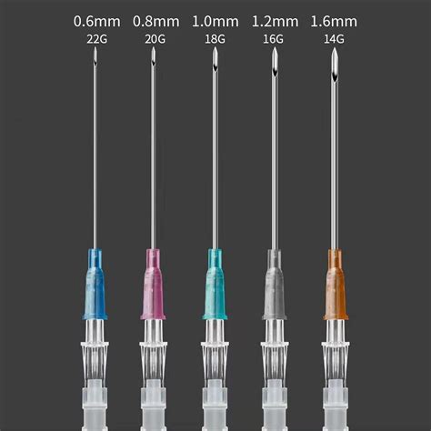 10pcs Mixed Catheter Piercing Needles Set Stainless Steel Disposable