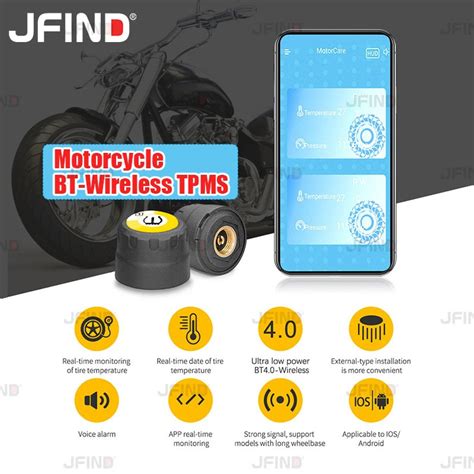 Tpms Ble Tpms Tyre Pressure Monitoring System Moto Alarm Auto Tires