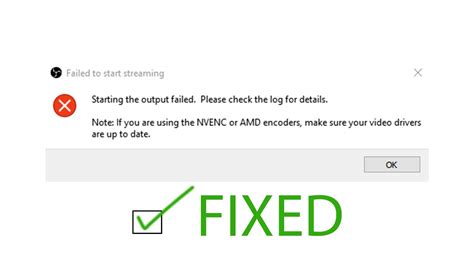 Obs Failed To Start Recording Fixed 2019 Youtube