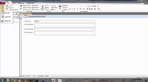 How To Design Microsoft Access Forms YouTube